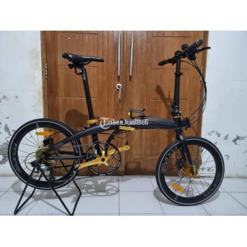 Sepeda Lipat Element tipe Ecosmo 10 Limited Edition Second Gold Good ...