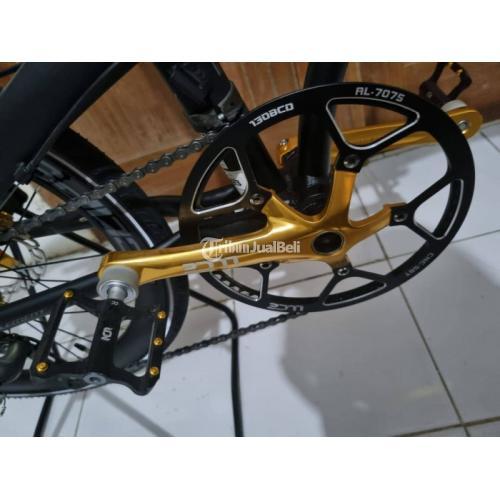 Sepeda Lipat Element tipe Ecosmo 10 Limited Edition Second Gold Good ...