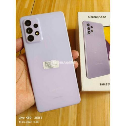 HP Samsung Galaxy A72 8/256GB NFC Second Fullset Normal Mulus di ...