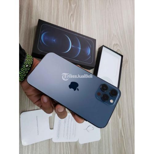 HP iPhone 12 Pro Max 128GB Blue Pasific Second Fullset Mulus di ...