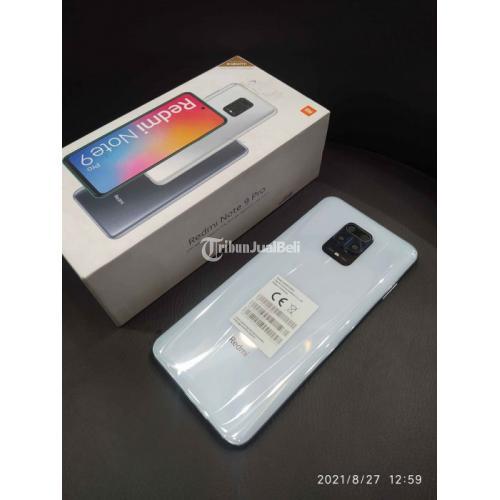 HP Xiaomi Redmi Note 9 Pro White Ram 6/64GB Second Fullset Mulus Like ...