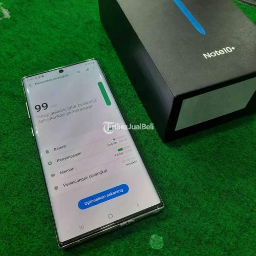 HP Samsung Note 10 Plus 12/256GB Second Fullset Mulus Normal di ...