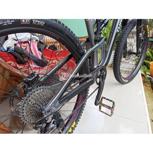 Sepeda MTB Thrill Ricochet T140 size L 27.5 Fullbike Second Normal di ...