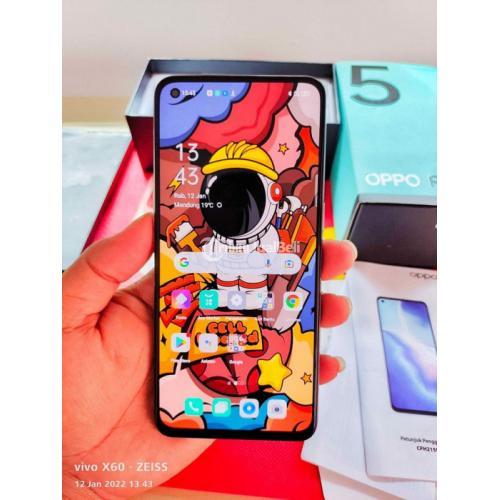 HP Oppo Reno 5 Silver Ram 13/128GB Second Fullset Mulus Normal di ...
