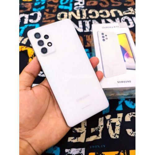 HP Samsung Galaxy A72 Ram 8/128GB NFC White Second Fullset Mulus Normal ...