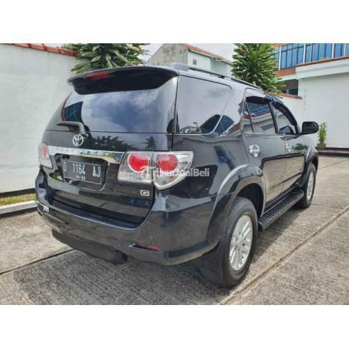 Mobil Toyota Fortuner Type G Matic Diesel 2012 Bekas Siap Pakai No PR ...