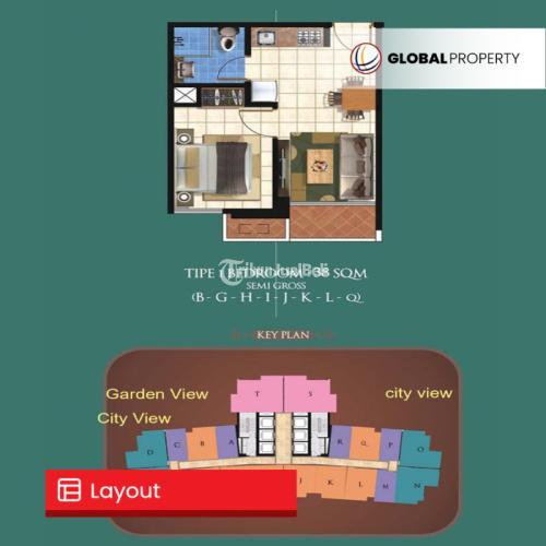 Disewakan Apartemen Taman Anggrek Residences Fully Furnished 1 Bed ...