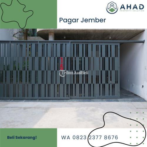 Pagar Minimalis Sliding Jember, Lebih Hemat Tempat - Tribun JualBeli