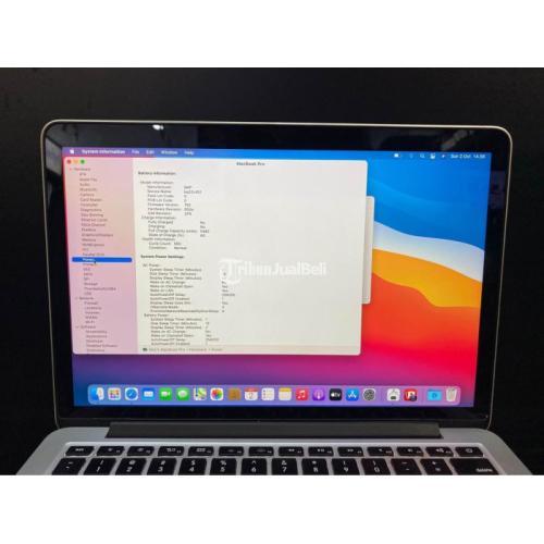 Laptop Macbook Pro Retina 13 2013 RAM 8GB SSD 128GB Seken di Yogyakarta ...