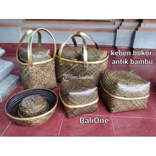 Keben Bokor Klasik Antik Kuat Grosir dan Eceran Bambu Box Bali Custom ...