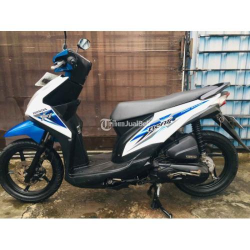 Motor Honda Beat FI 2016 Putih Biru Bekas Harga Nego Terawat di ...