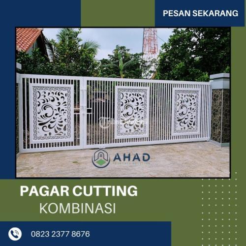 Pagar Cutting Minimalis, Perpaduan yang Simple di Jember - Tribun JualBeli