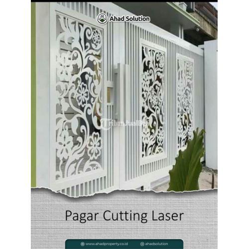 Pagar Cutting Minimalis, Perpaduan yang Simple di Jember - Tribun JualBeli