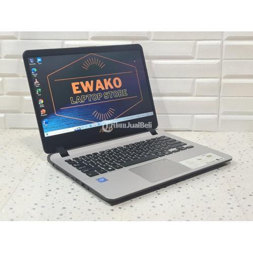Laptop ASUS A407 Celeron N4000 Ram 4GB HDD 1TB Bekas Normal Mulus di ...