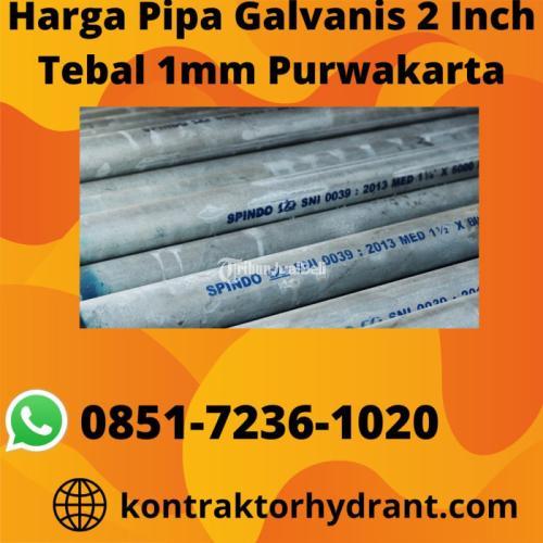 Pipa Galvanis 2 Inch Tebal 1mm Terbaik di Bekasi Kota - Tribun JualBeli