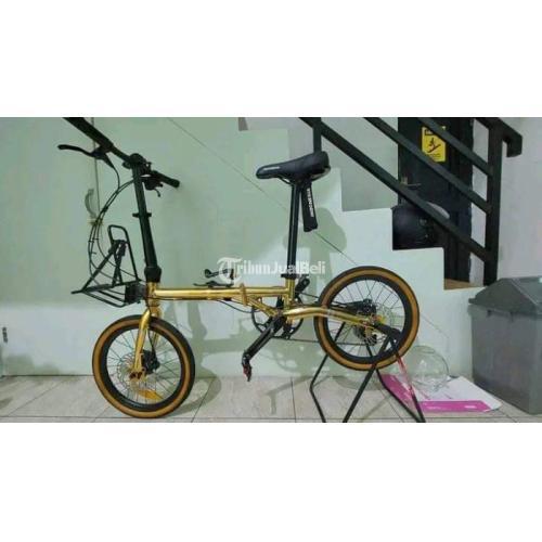 Sepeda Lipat Element Troy Gold Edition 16 Inch Siap Pakai di Jakarta ...