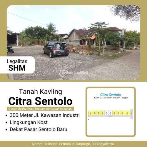 Dijual Tanah Siap Bangun di Jalan Kawasan Industri Dekat Pasar Sentolo Baru di Kulon Progo ...