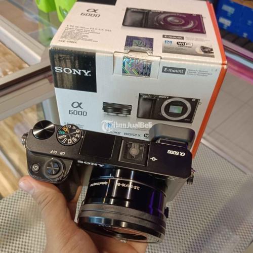 Kamera Mirrorless Sony A6000 Lensa Kit Sudah Wifi Bekas Normal No ...
