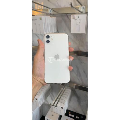 HP iPhone 11 128 GB Bekas Siap Pakai Warna Putih Fullset Mulus di ...