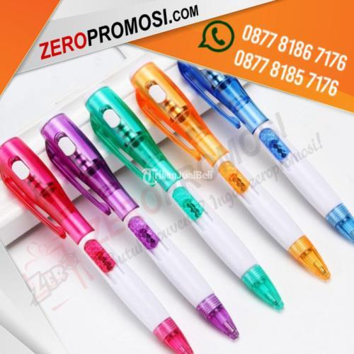Souvenir Pulpen Senter Natal Custom Tulisan di Tangerang - Tribun JualBeli