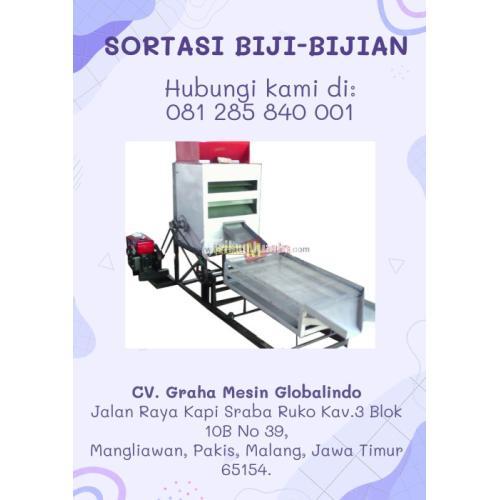 Mesin Sortasi kedelai dan BijidiBijian di Malang - Tribun JualBeli