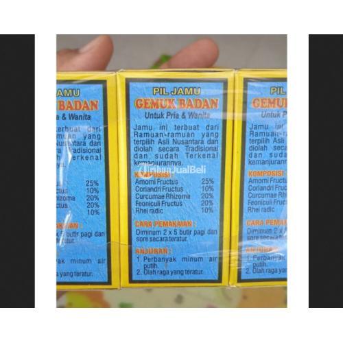 Herbal Pil Jamu Gemuk Badan 1 Box Isi 35 Pil di Jakarta Pusat - Tribun ...