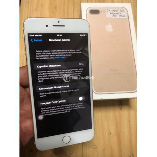 Hp iPhone 7+ 128GB Rosegold Seken Siap Pakai Fullset No Minus di ...