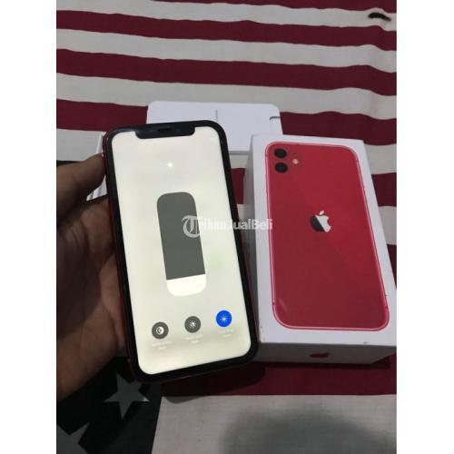 HP iPhone 11 64GB Merah Seken BH 85% Siap Pakai di Surabaya Utara ...