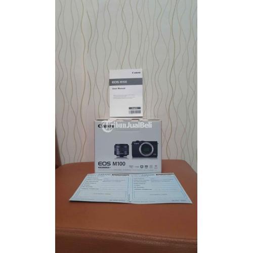 Kamera Canon M100 White Mulus No Minus Siap Pakai di Sidoarjo - Tribun JualBeli
