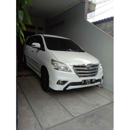 Mobil Toyota Kijang Innova v 2014 Silver Seken Siap Pakai di Tangerang ...