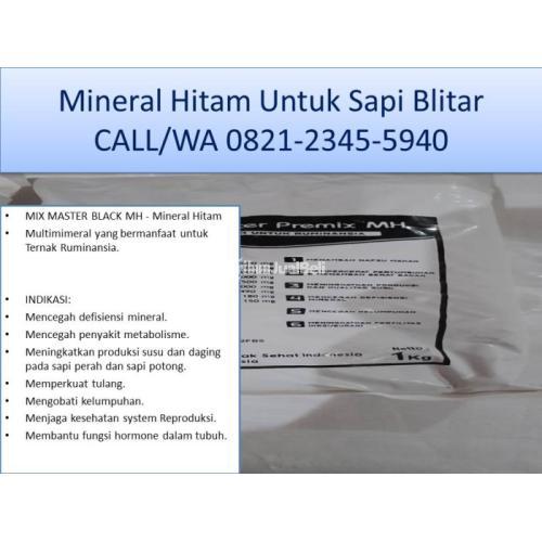 Mineral Sapi Potong Mix Master Black MH di Blitar - Tribun JualBeli