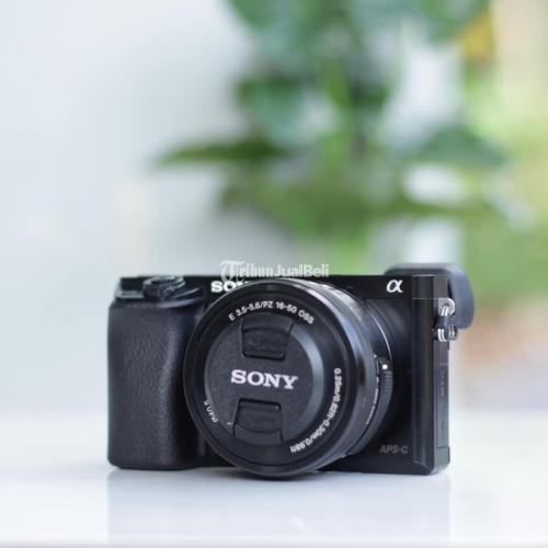 Kamera Mirrorless Sony A6000 Lensa Kit 16di50mm Fullset Box Bekas ...