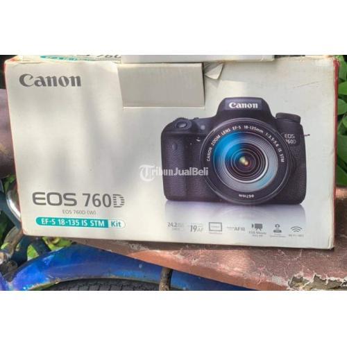 Kamera DSLR Canon 760D BO Bekas Normal Mulus Sensor Bersih Bebas Jamur ...