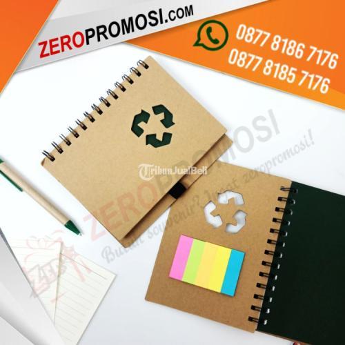 Memo Notebook Ramah Lingkungan Ndi803 Jilid Spiral Cetak Logo di ...