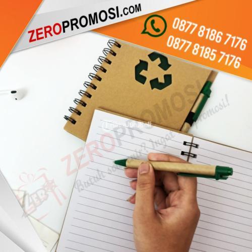 Memo Notebook Ramah Lingkungan Ndi803 Jilid Spiral Cetak Logo di ...
