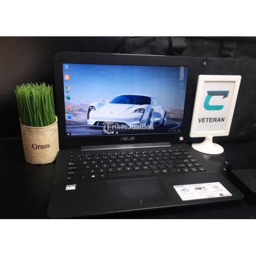 Laptop Asus X454Y AMD E1di7010 Ram 4/500GB Second Fullset Mulus Normal ...
