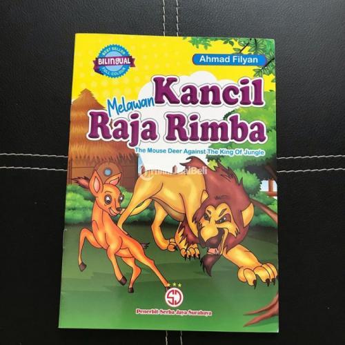 Buku dongeng anak Bilingual Kancil Melawan Raja Rimba Full Color di ...