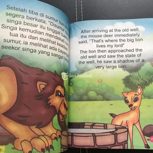 Buku dongeng anak Bilingual Kancil Melawan Raja Rimba Full Color di ...