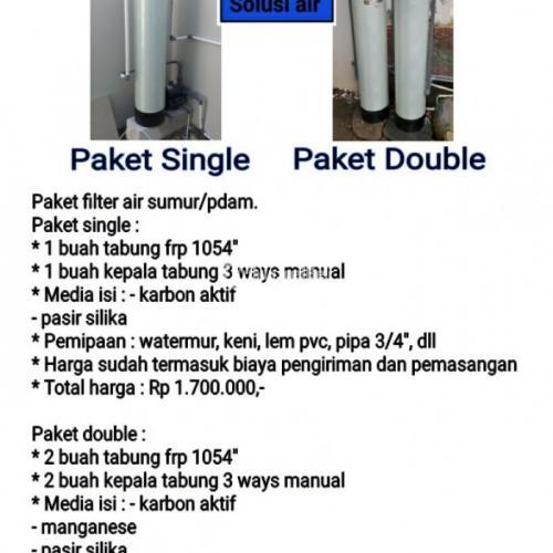 Paket filter air sumur/PDAM di Surabaya - Tribun JualBeli