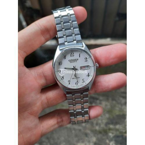 Jam Tangan Citizen Crystron Quartz Dim 36mm Bekas Mulus Normal di ...
