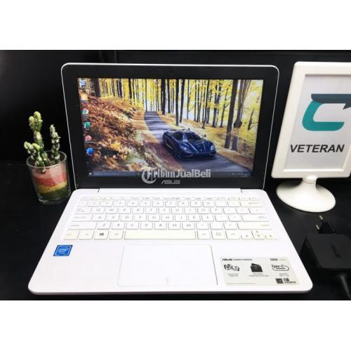NoteBook Asus E202S Intel N3050 Ram 2/500GB Second Fullset Mulus Normal ...