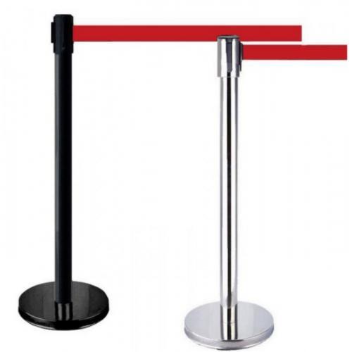 Pembatas Tiang Antrian Railing Stand Q Line Divider Pita Tarik Handrail ...