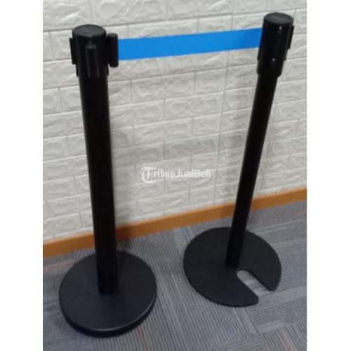 Pembatas Tiang Antrian Railing Stand Q Line Divider Pita Tarik Handrail ...