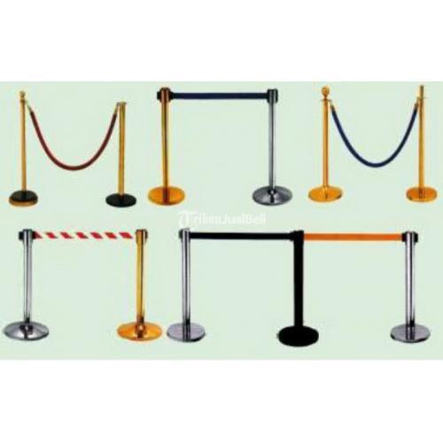 Pembatas Tiang Antrian Railing Stand Q Line Divider Pita Tarik Handrail ...