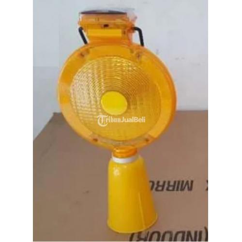 Warning Light Solar Traffic Cone, Lampu Kerucut Strobe Light Atas ...