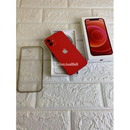 HP Apple iPhone 12 64GB Red Bekas Ex iBox Fullset Like New iCloud ...