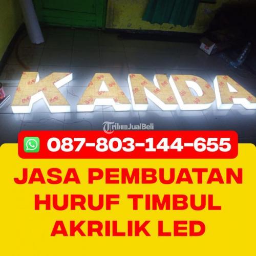 Jasa Pembuatan Huruf Timbul LED di Malang - Tribun JualBeli