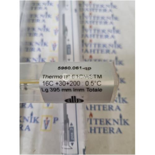 Glass Thermometer Astm 16C, Termometer Kaca Suhu 200 C Alla France di ...