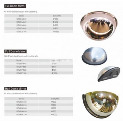 Dome quarter mirror corner convex security,cermin Persimpangan sudut ...