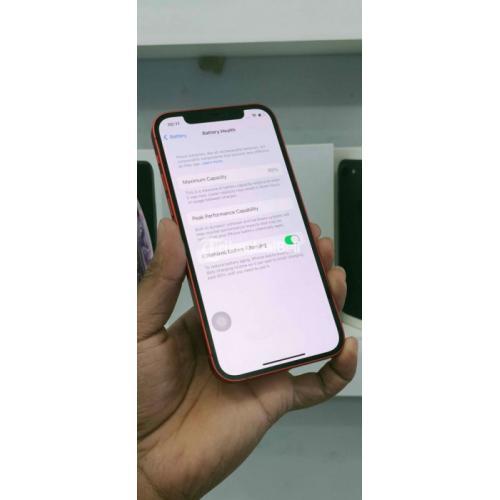 HP Apple iPhone 12 256GB Merah Full Original Bekas Normal Lengkap di ...